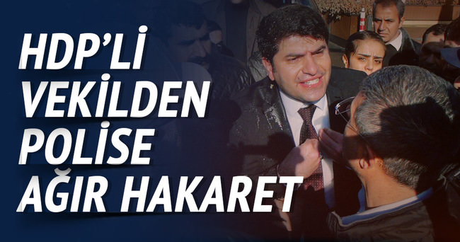 HDP Li Vekilden Polise Hakaret Son Dakika Haberler