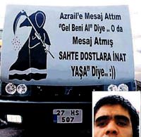 'Azrail'e mesaj attım' yazdı öldürüldü - Yaşam Haberleri