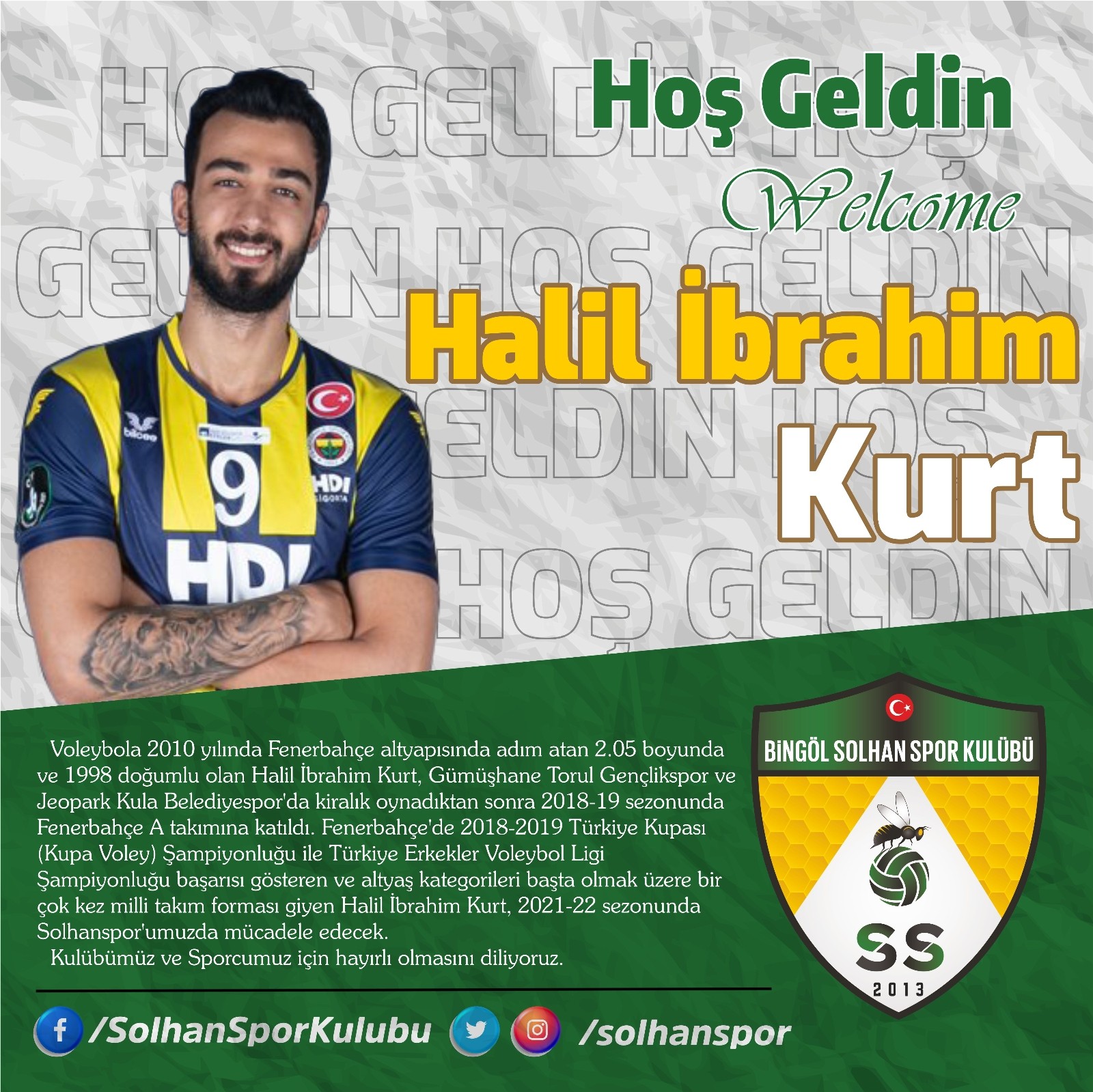 Solhan Spor’da smaçör ve orta oyuncu transferi - Bingöl Haberleri