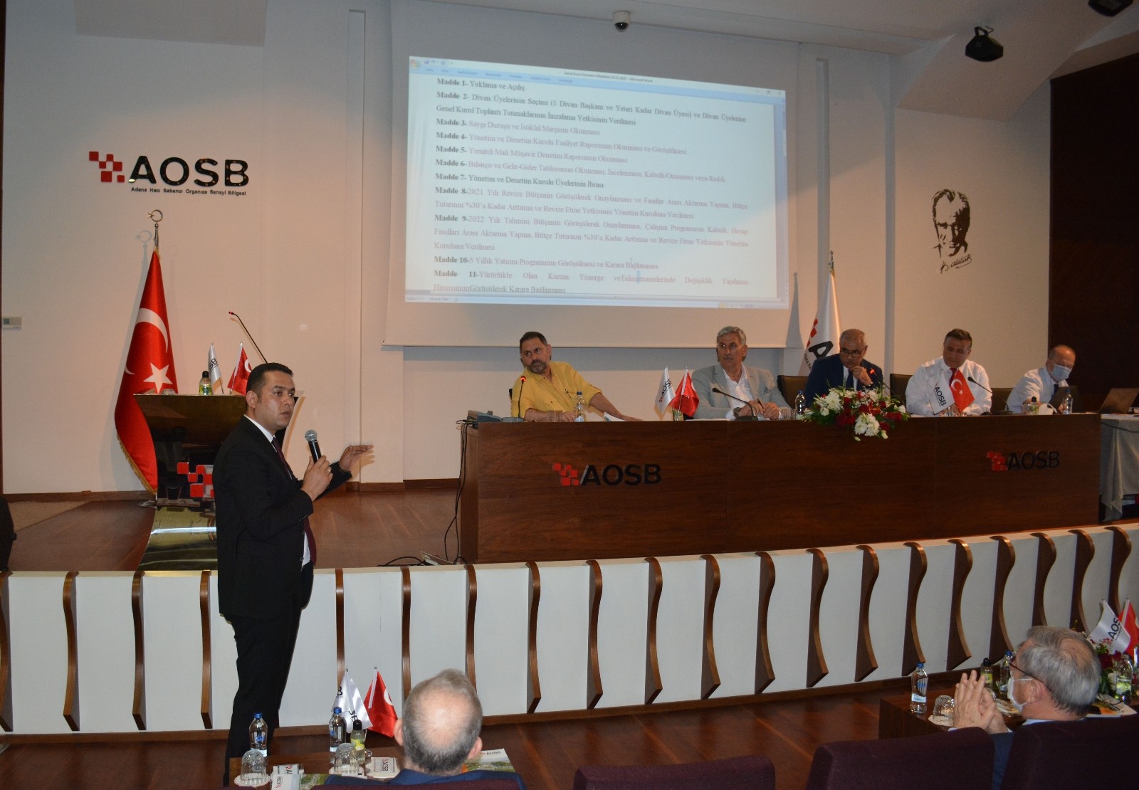 AOSB 15. Olağan Genel Kurulu yapıldı - Adana Haberleri