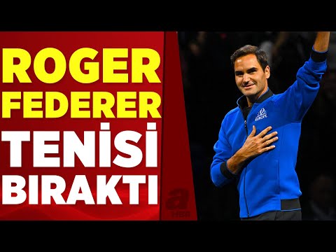 Tenisin efsane ismi Roger Federer kortlara veda etti videosunu izle ...